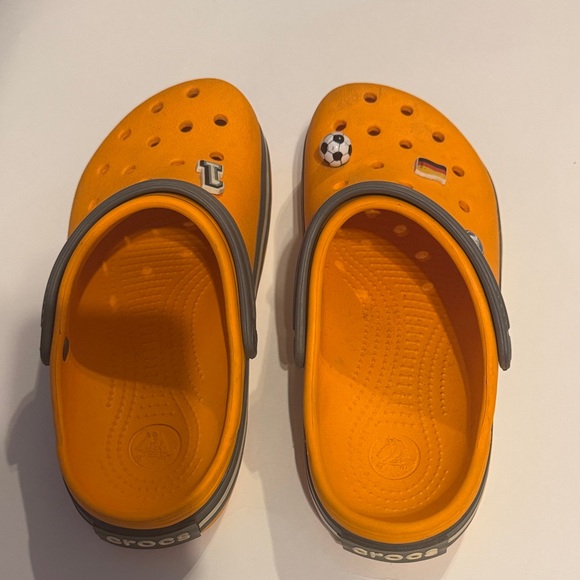 CROCS | Shoes | Crocs Kids Bright Orange Sandals | Poshmark
